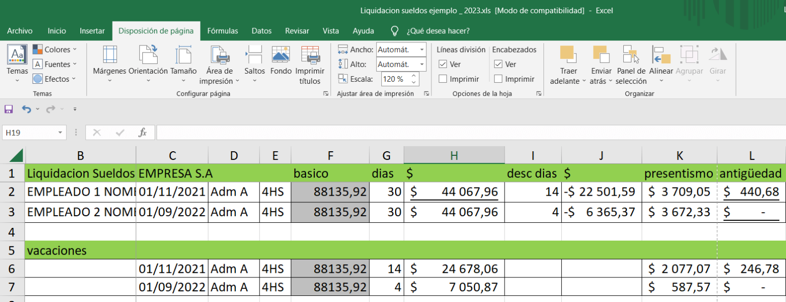 Liquidación de Sueldos en Excel: Ejemplos de Planillas, Pros y Contras